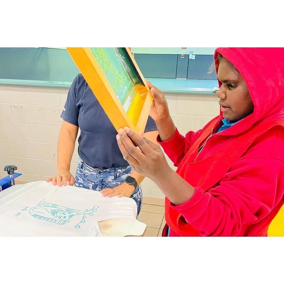 Screen Printing Classes for Katherine Students - Permaset